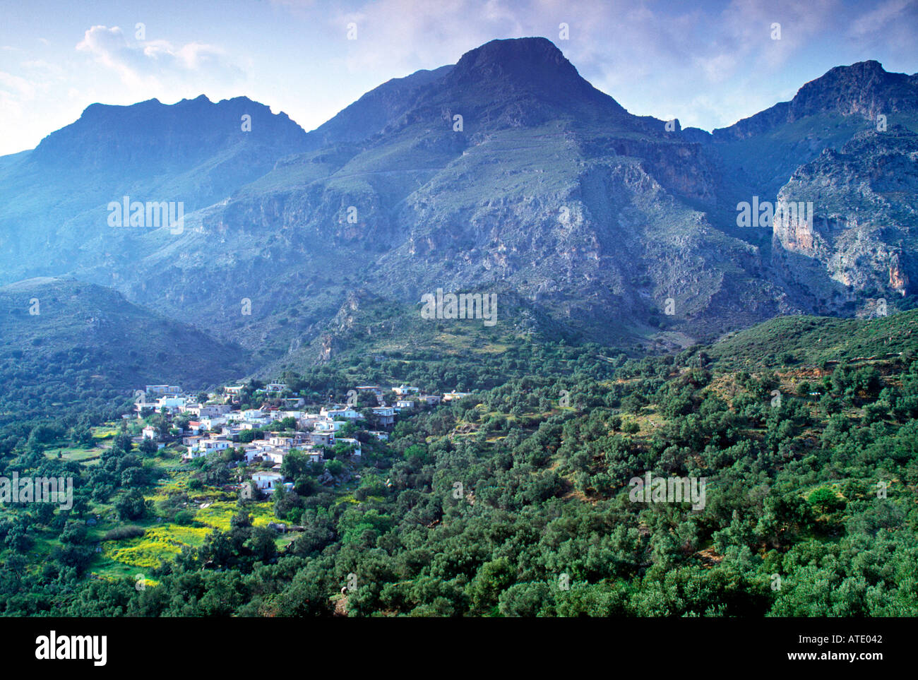 Fourfouras, Amari Valley, Rethimnon Province, Crete, Greece Stock Photo ...