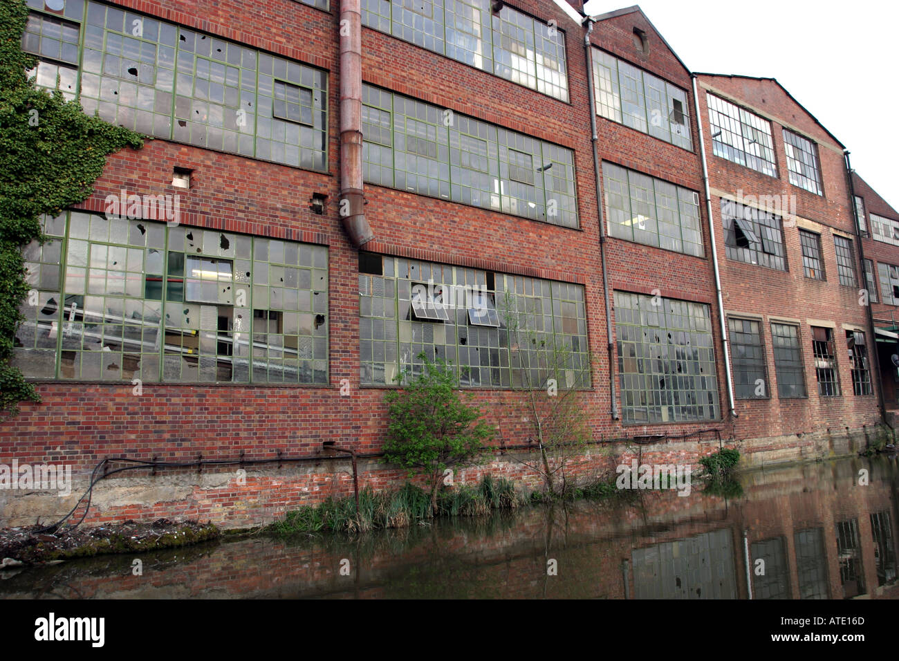 Lucy Switchgear derelict factory buildings Stock Photo - Alamy