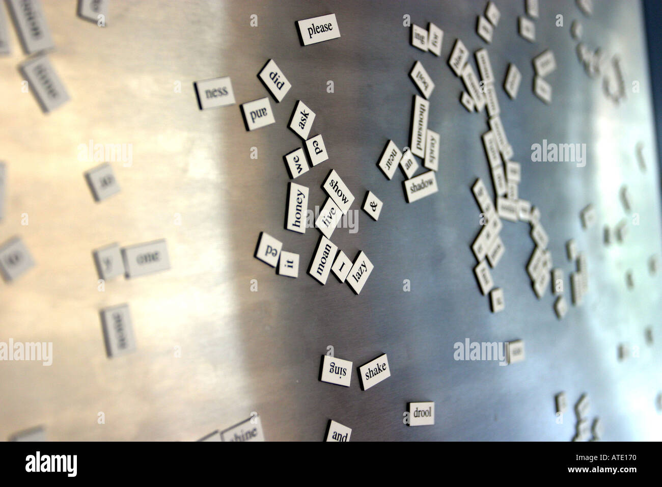 Magnet poetry hi-res stock photography and images - Alamy