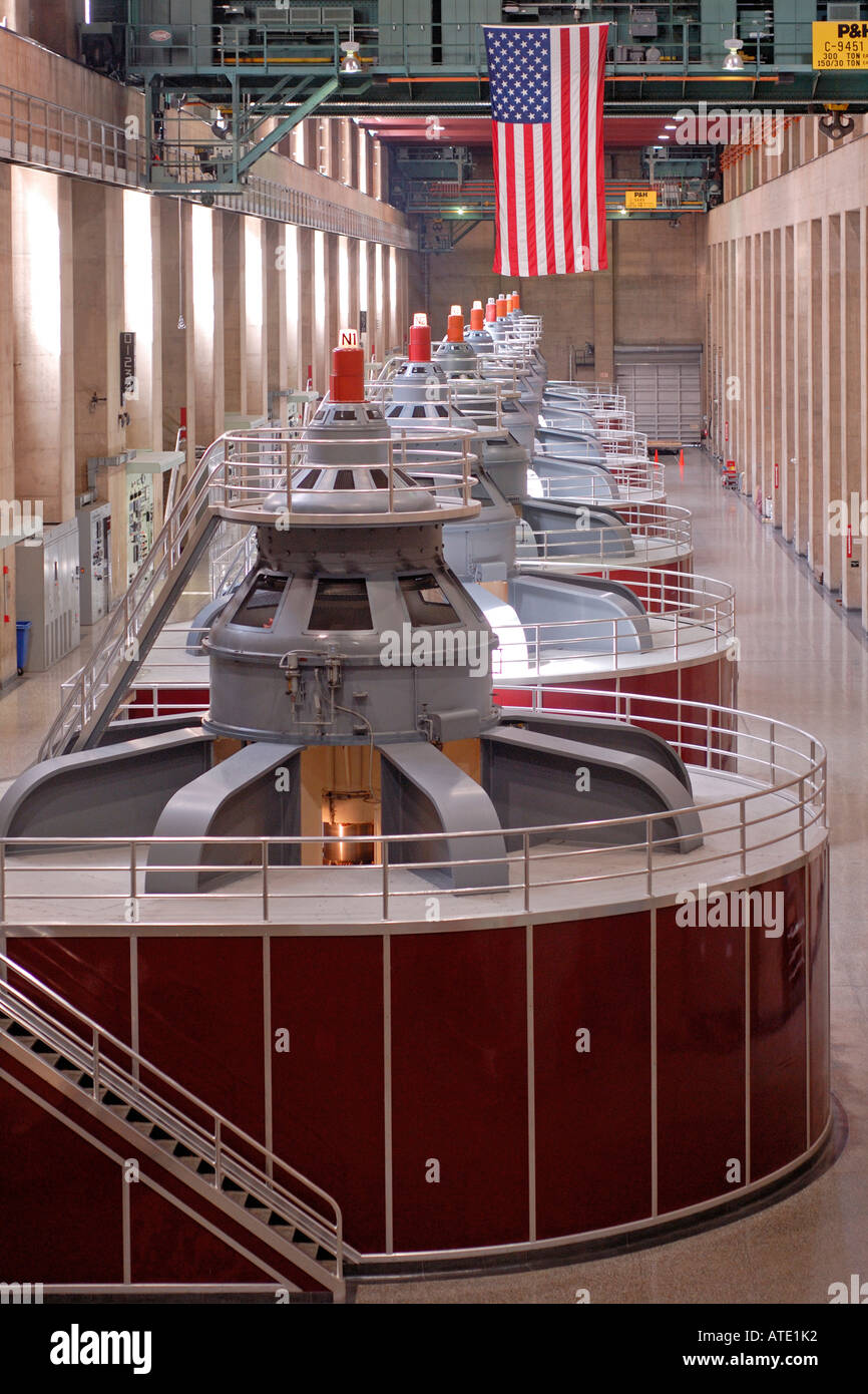 Hoover dam generators hi-res stock photography and images - Alamy