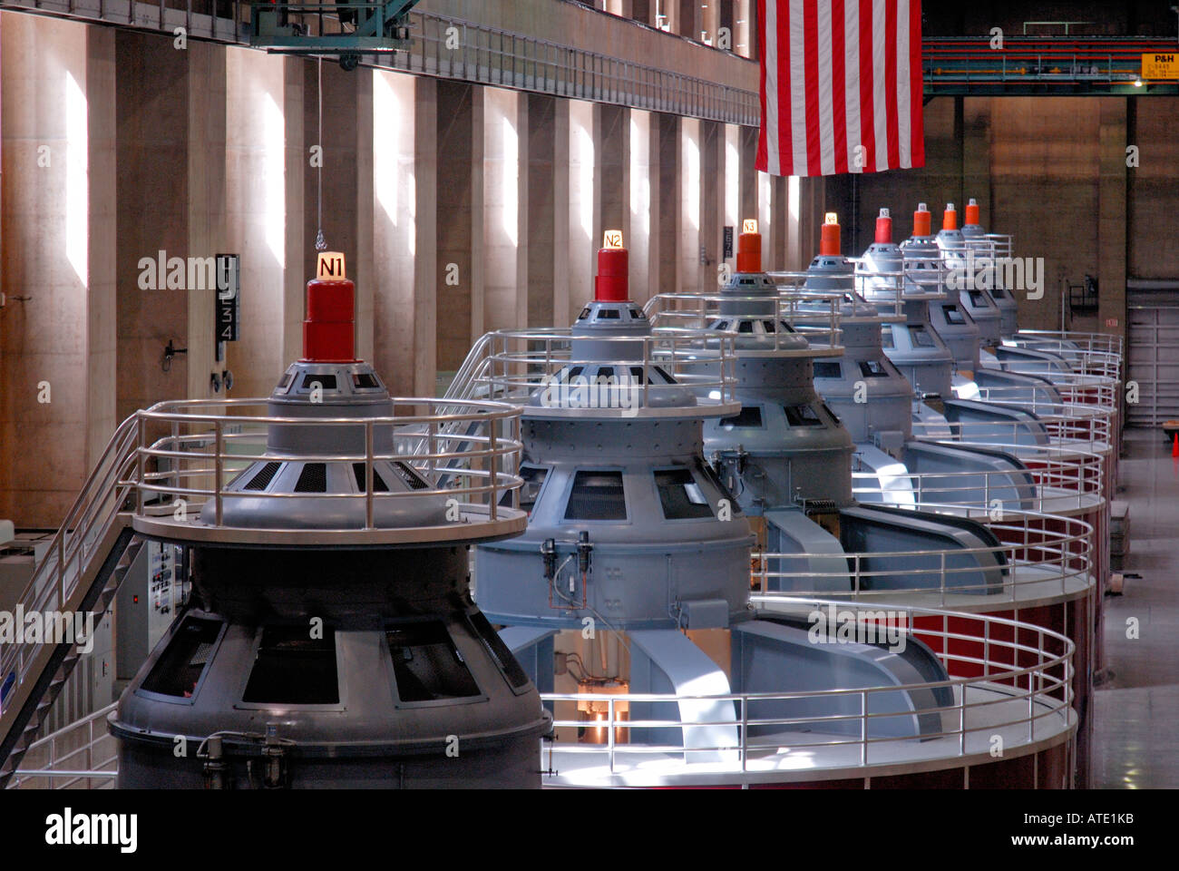 Hoover dam generators hi-res stock photography and images - Alamy