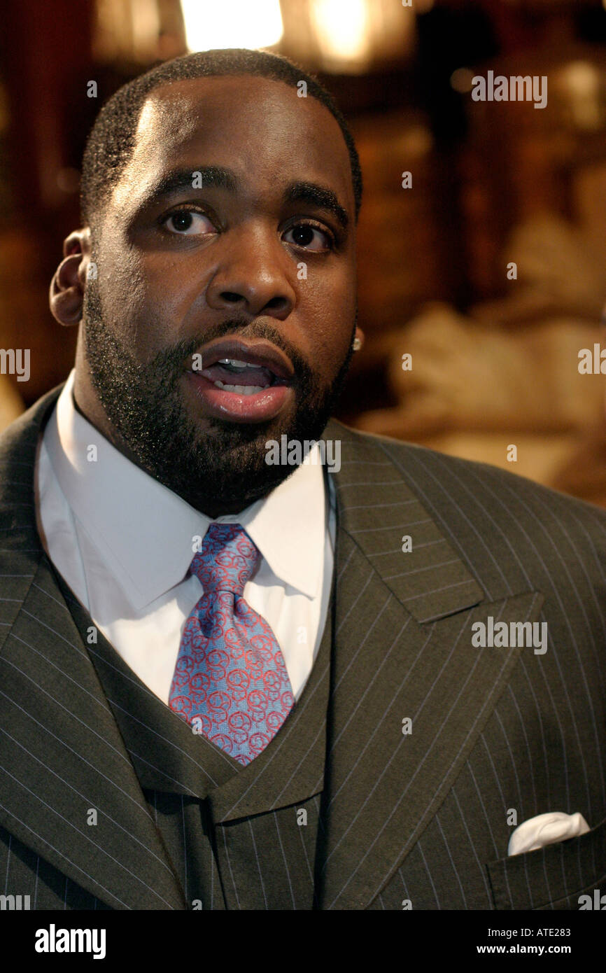 Detroit Mayor Kwame Kilpatrick Stock Photo - Alamy
