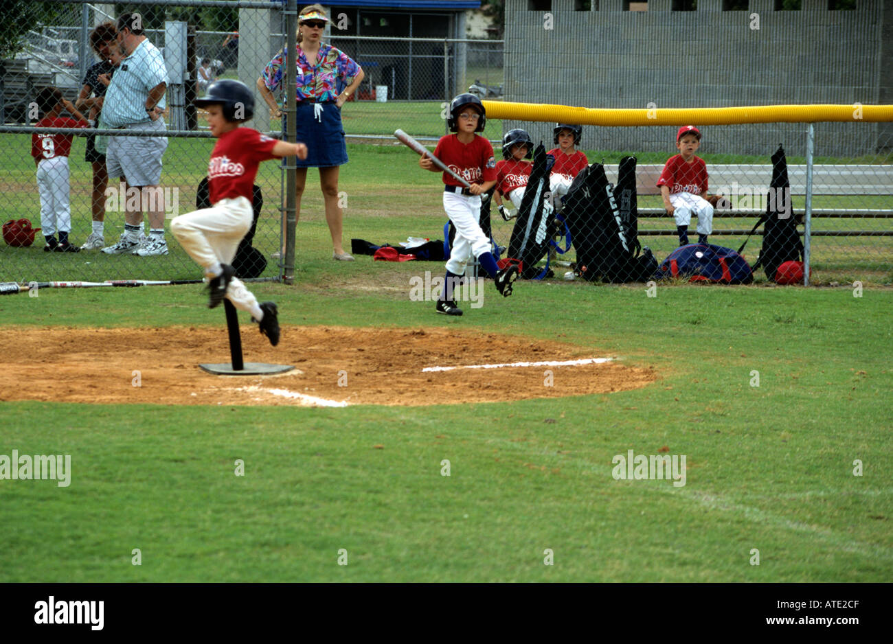 Crossing home plate hi-res stock photography and images - Alamy
