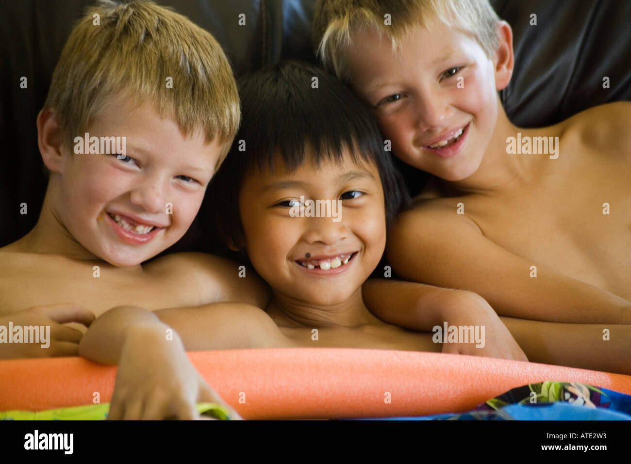Interracial Friendship Boys Hi Res Stock Photography And Images Alamy