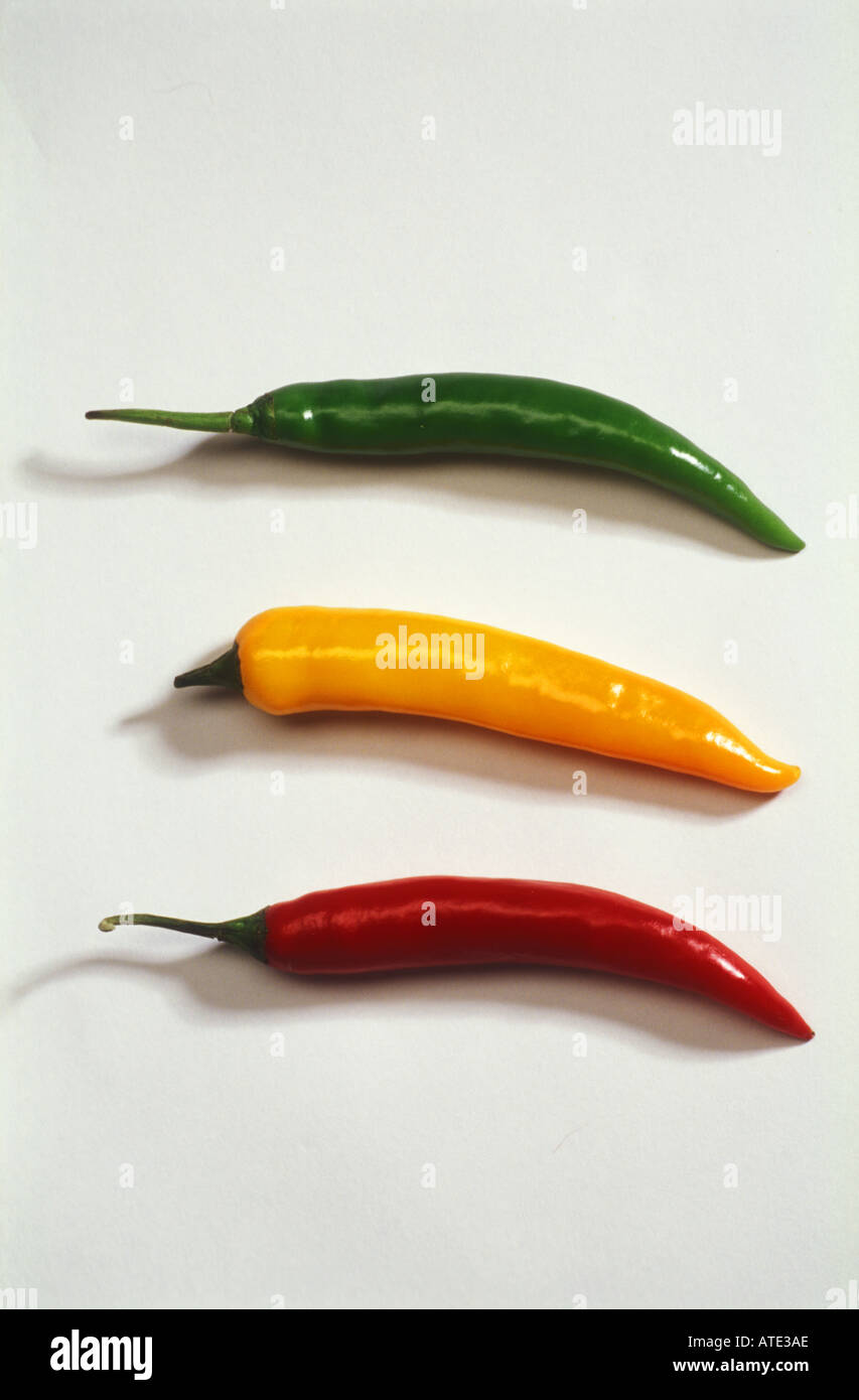 Red green yellow chilli tricolour hi-res stock photography and images ...