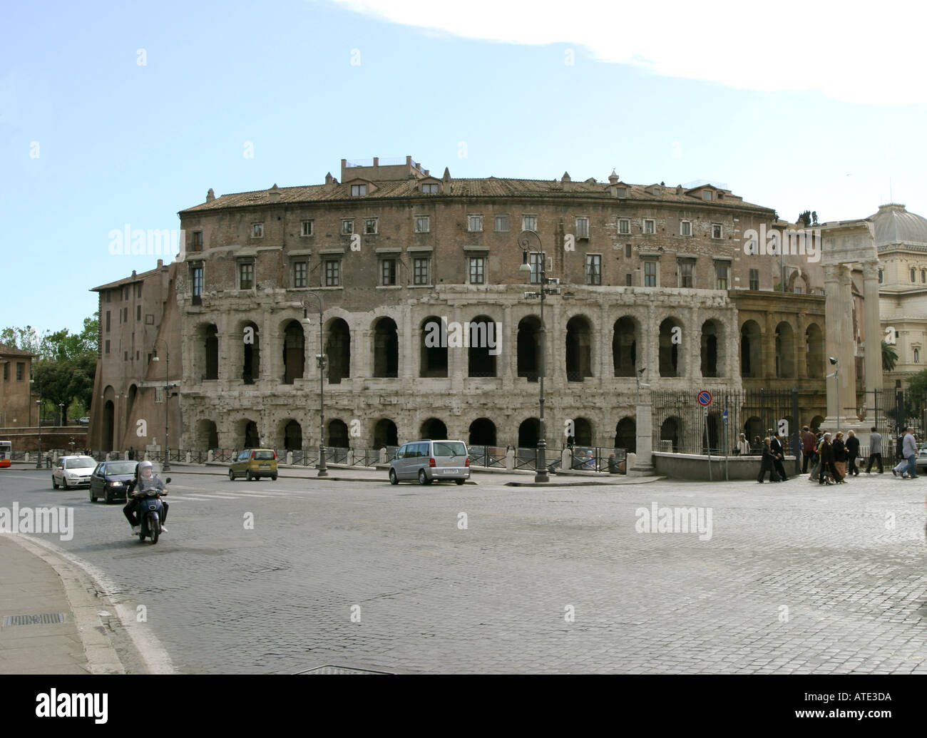 The Teatro di Marcello in Rome Italy Stock Photo - Alamy