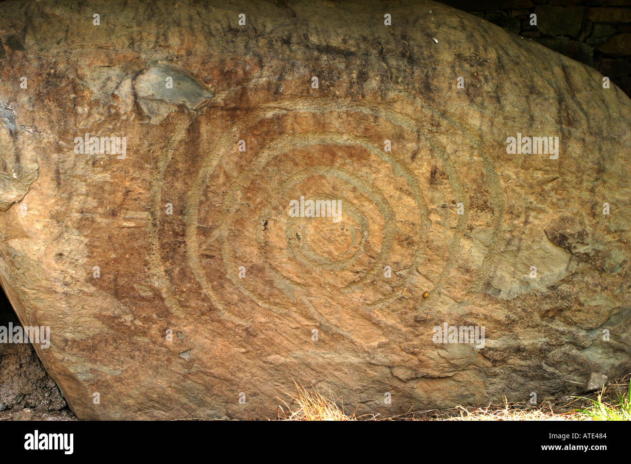 Neolithic carvings newgrange ireland hi-res stock photography and ...