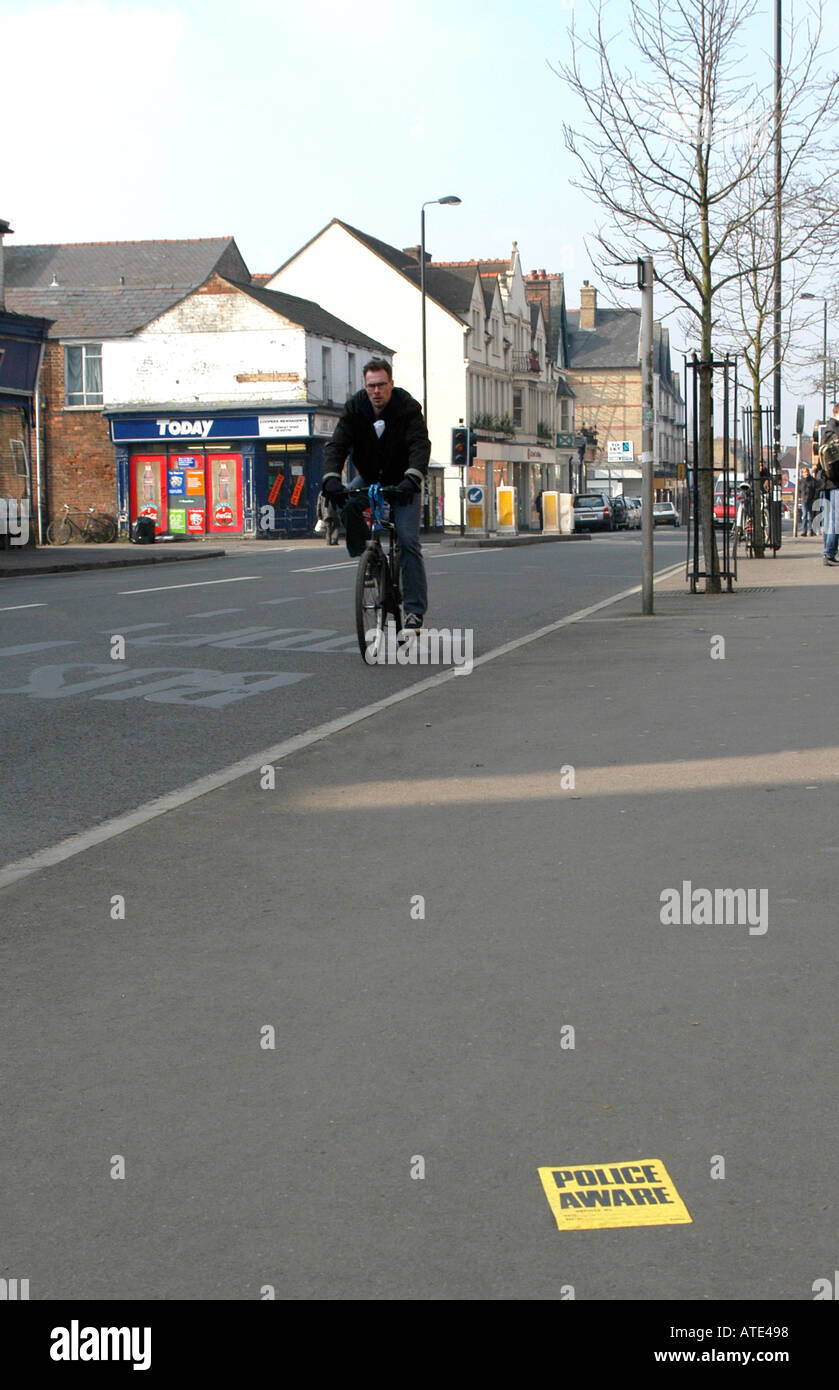 Police aware in the Cowley Road Oxford Stock Photo - Alamy