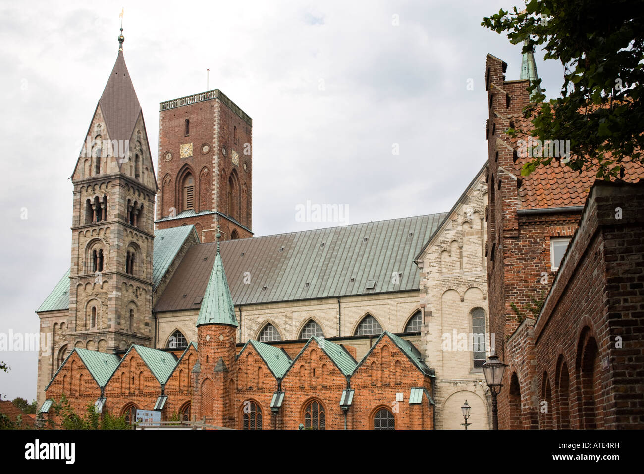 Ribe Cathedral: Church of our Lady. It was built in the 12th century ...