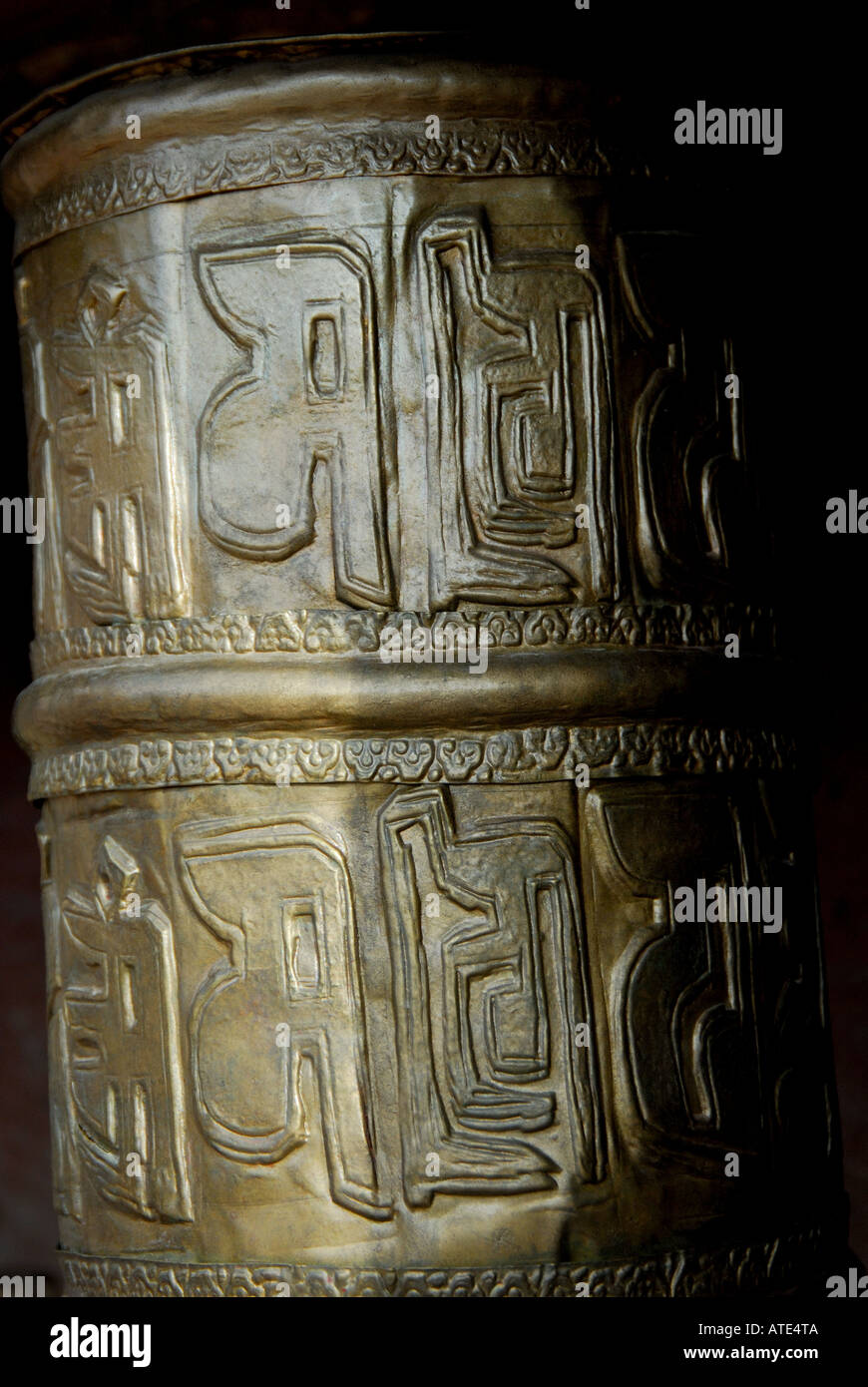 buddhist mani wheel Stock Photo - Alamy