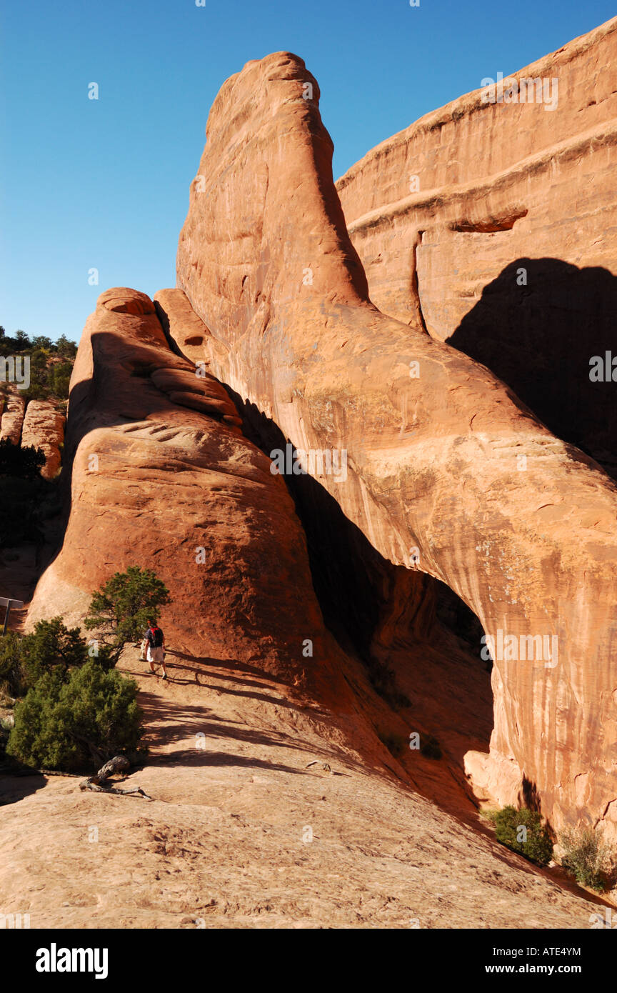 The Private Arch. Arches National Park, Moab, Utah Stock Photo - Alamy