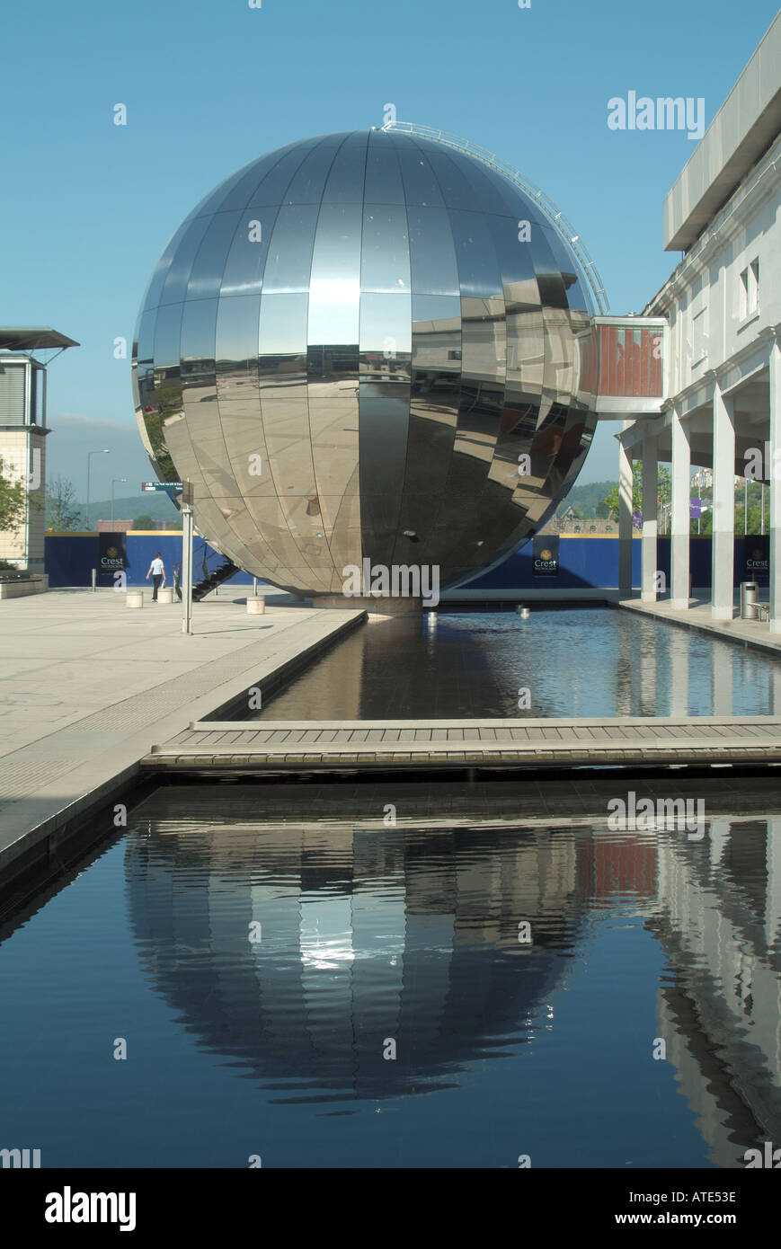 Bristol chrome plated sphere housing the planetarium The Orange ...