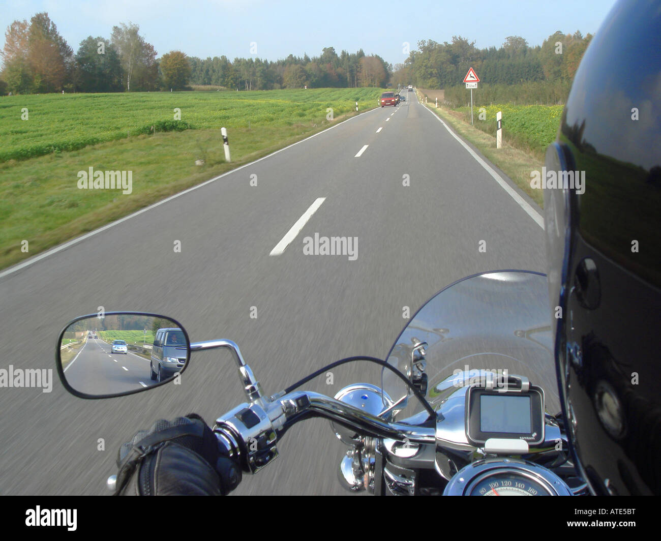 Motorcyclists speed passenger hi-res stock photography and images - Alamy