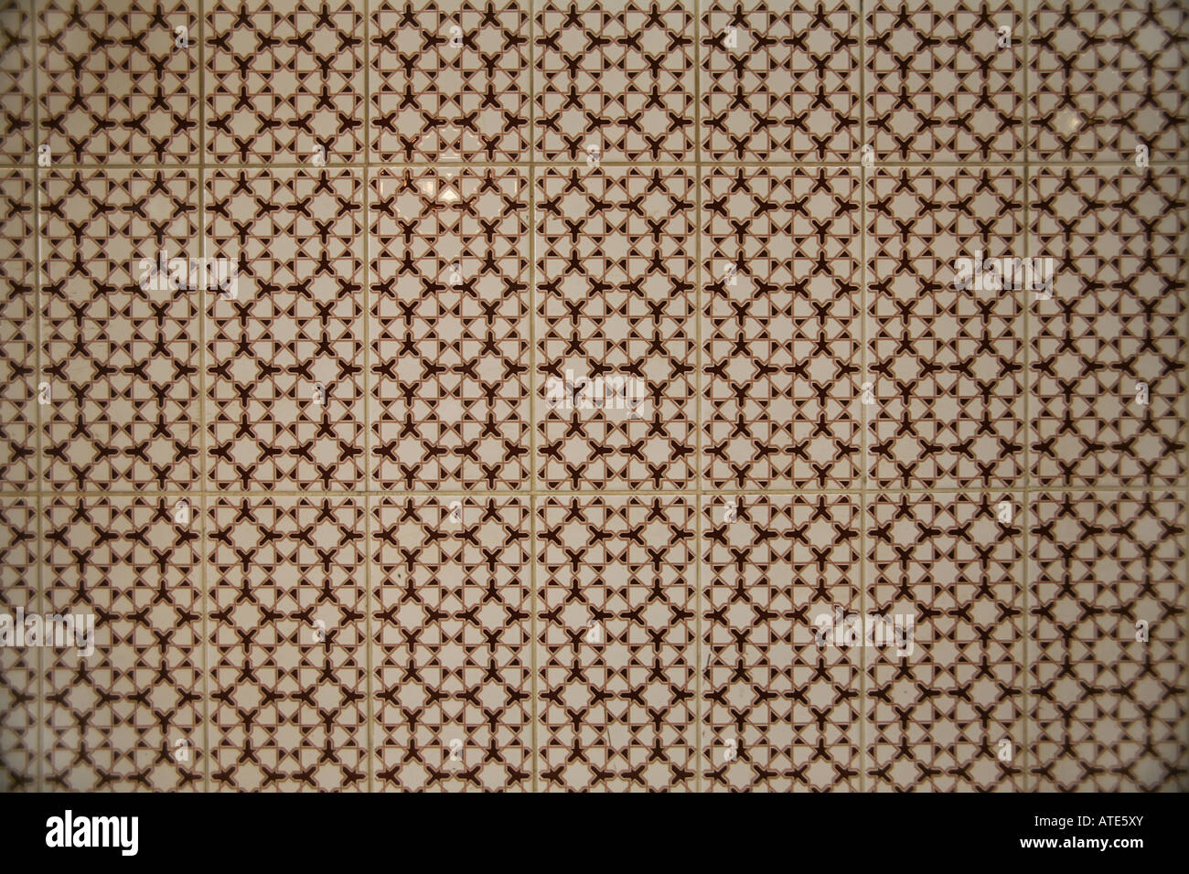 Traditional tiles used as decoration in a mosque Stock Photo - Alamy