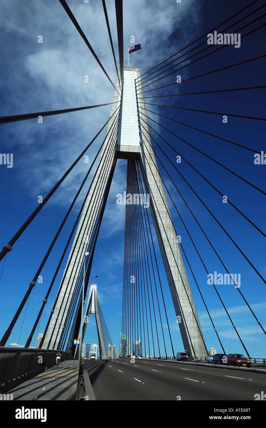 Anzac Bridge, Sydney, New South Wales, Australia Stock Photo - Alamy
