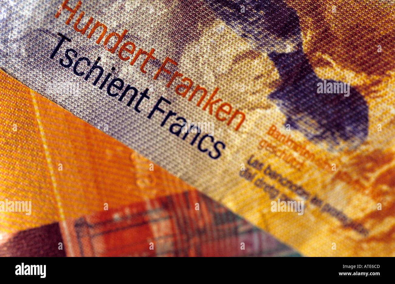 Swiss Bank Notes Stock Photo - Alamy