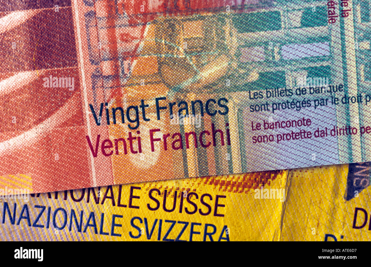 Swiss Bank Notes Stock Photo - Alamy