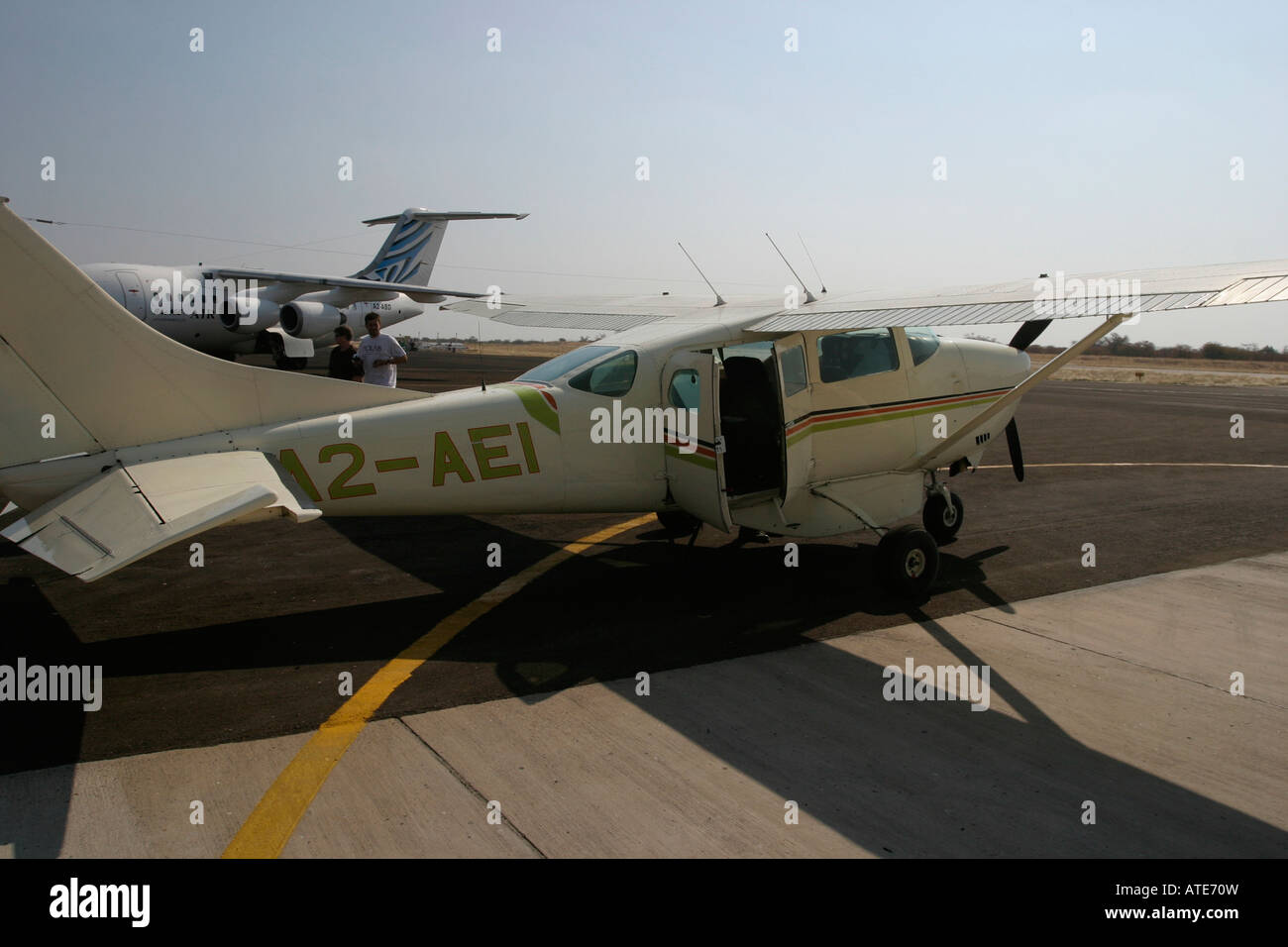Plane over okavango delta hi-res stock photography and images - Alamy