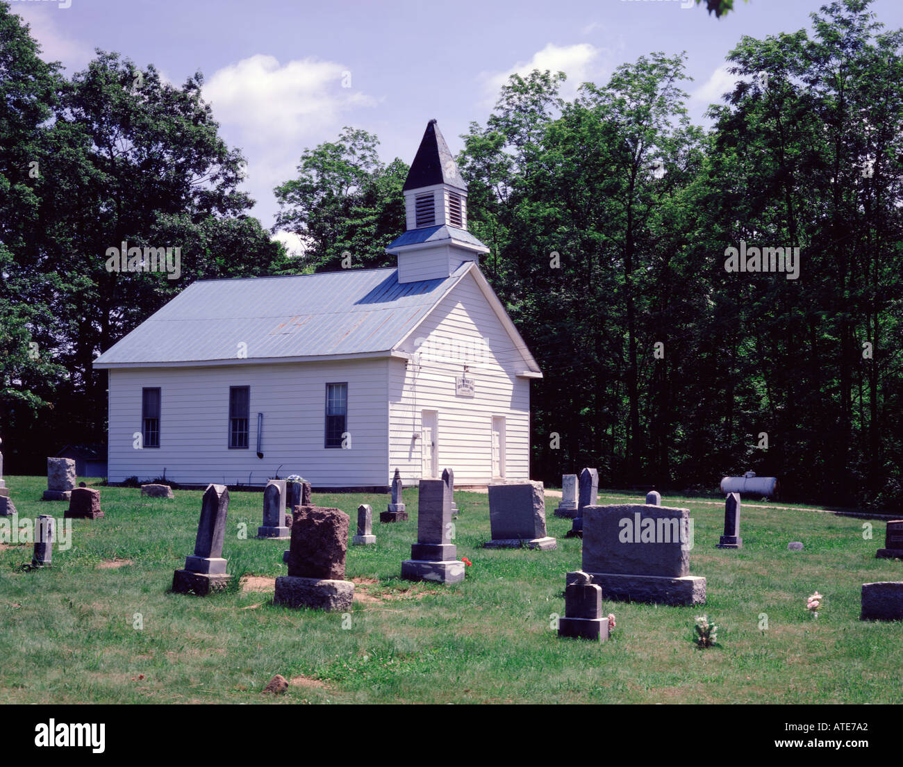 Typical country church hi-res stock photography and images - Alamy