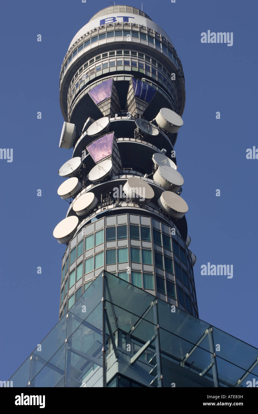 Telecommunications Tower London England UK Stock Photo - Alamy