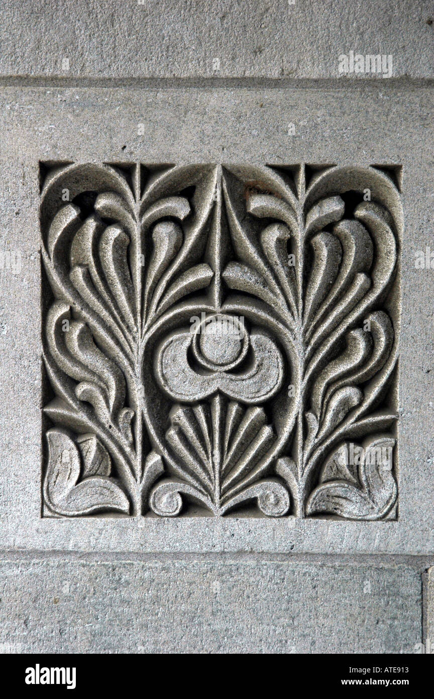 Stone building details Yale University New Haven Connecticut USA Stock ...