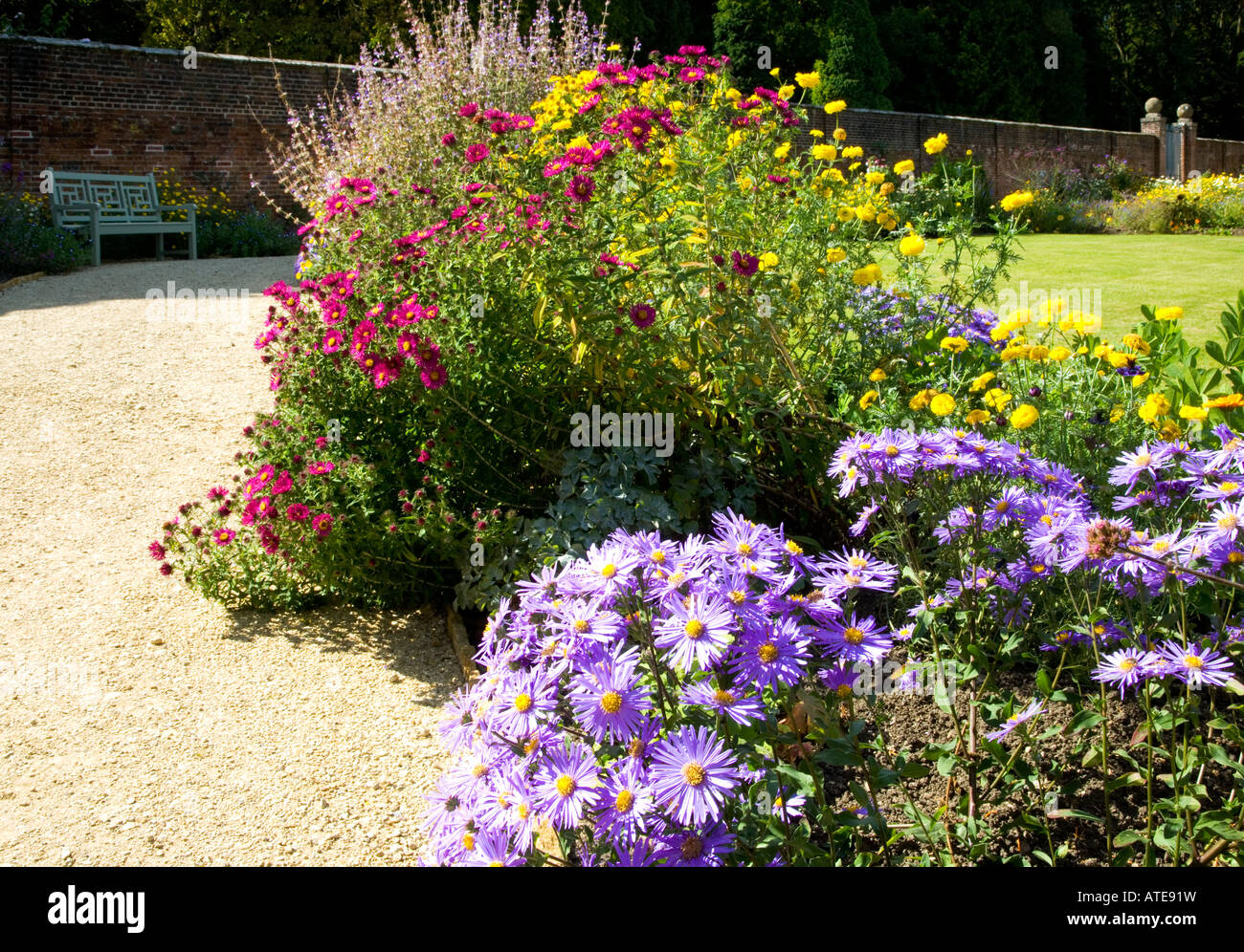 The Walled Garden at Lydiard Park, Swindon, Wiltshire, England, UK ...