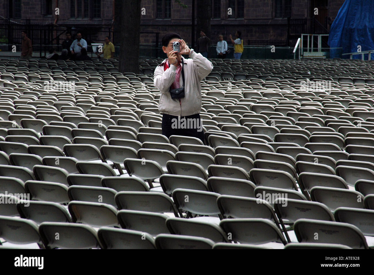 Graduation Stage Empty