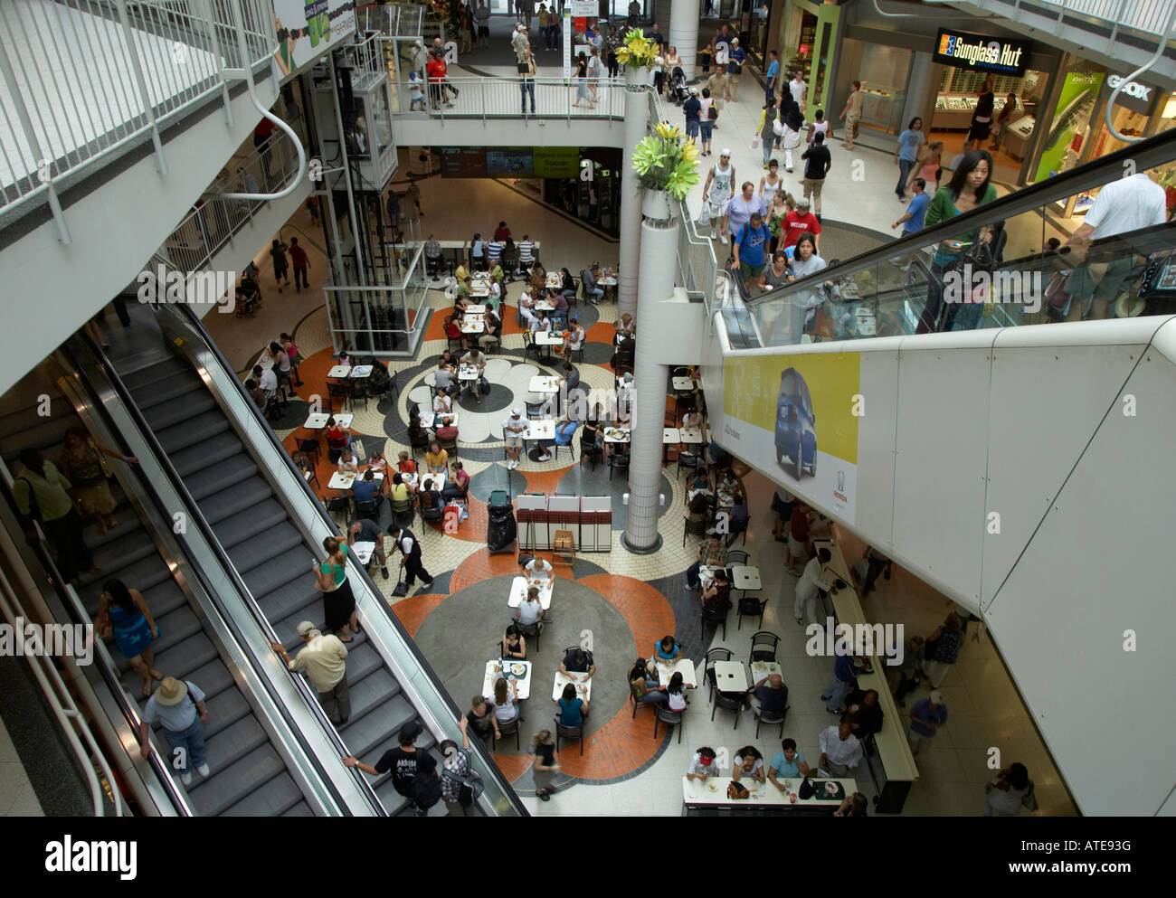 The Toronto Eaton Centre shopping mall, Canada Stock Photo - Alamy