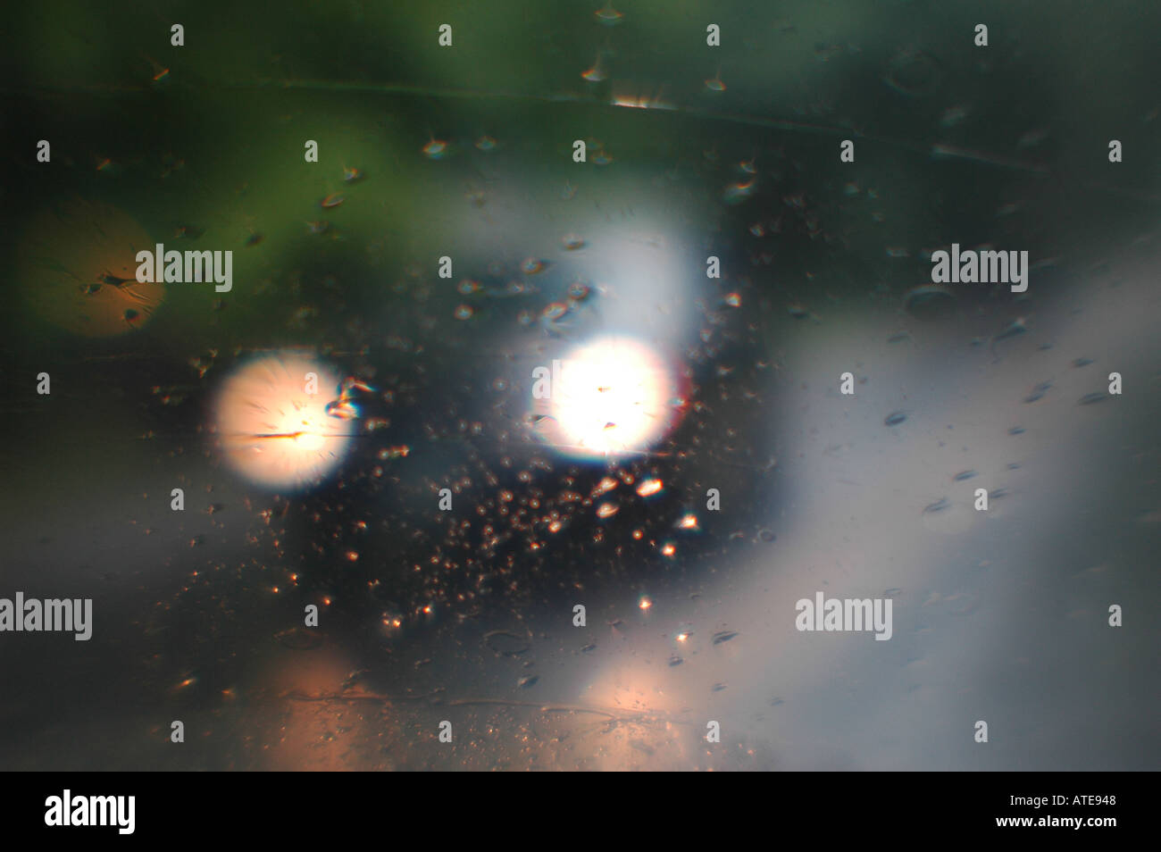 Truck passing on rainy road hi-res stock photography and images - Alamy