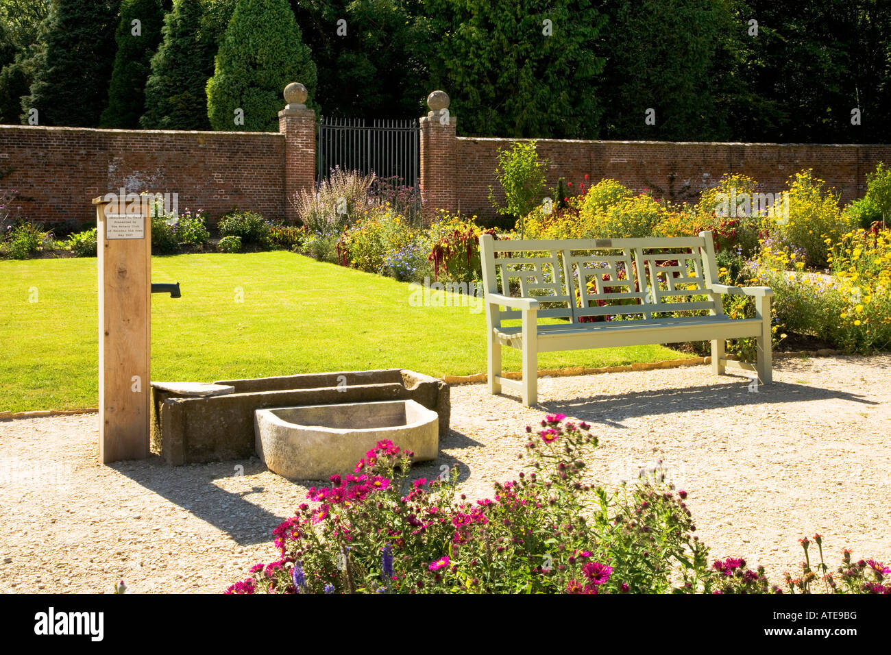 The Walled Garden at Lydiard Park, Swindon, Wiltshire, England, UK ...