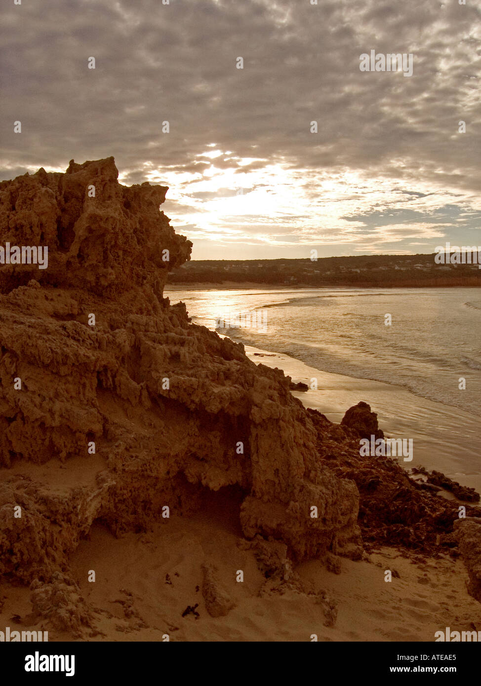 Sunset at Anglesea Beach Victoria Australia on the Great Ocean Road ...