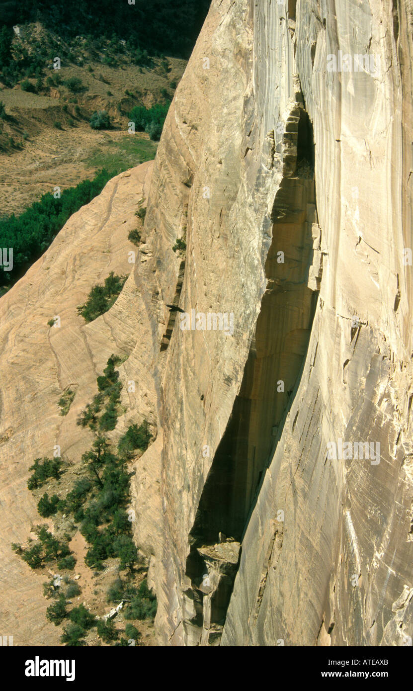 Canyon de Chelly - The Four Corners - Arizona - USA Canyon wall Stock ...