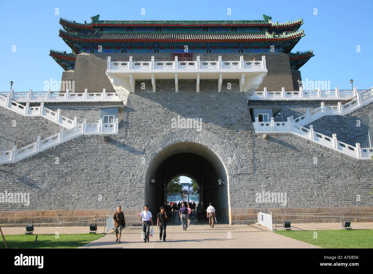 Front Gate Tiananmen Square Beijing China Stock Photo - Alamy