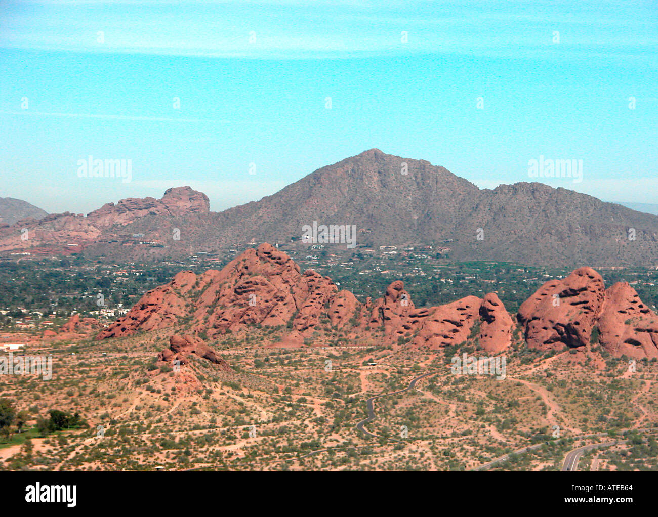 Hill in Phoenix Arizona Stock Photo - Alamy