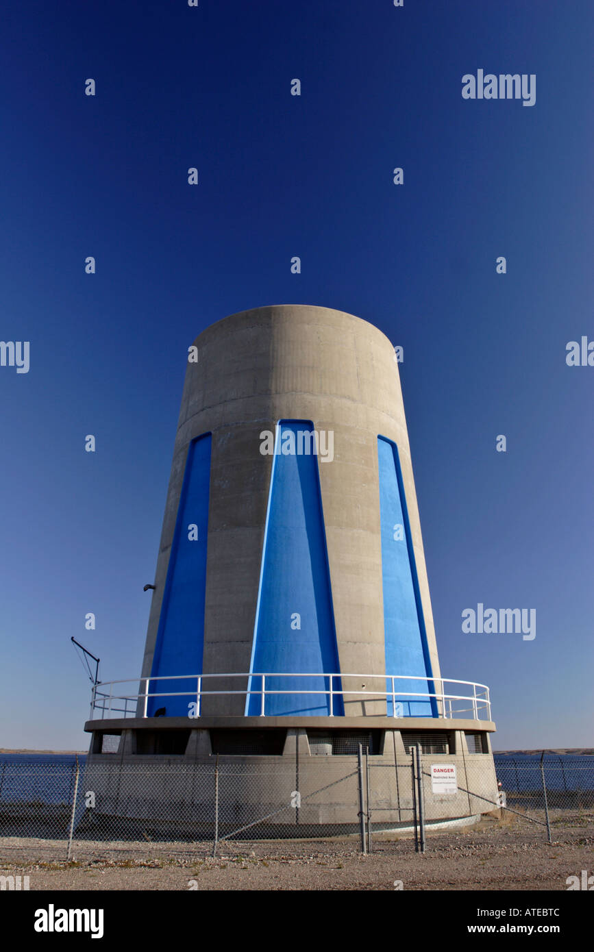 Turbine stack on the Gardner Dam Stock Photo - Alamy