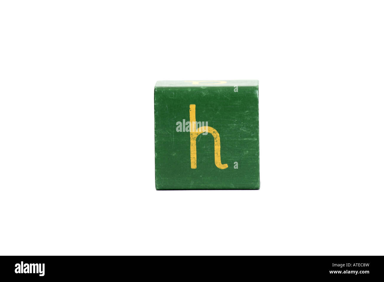 Letter H Wooden Block Stock Photo - Alamy