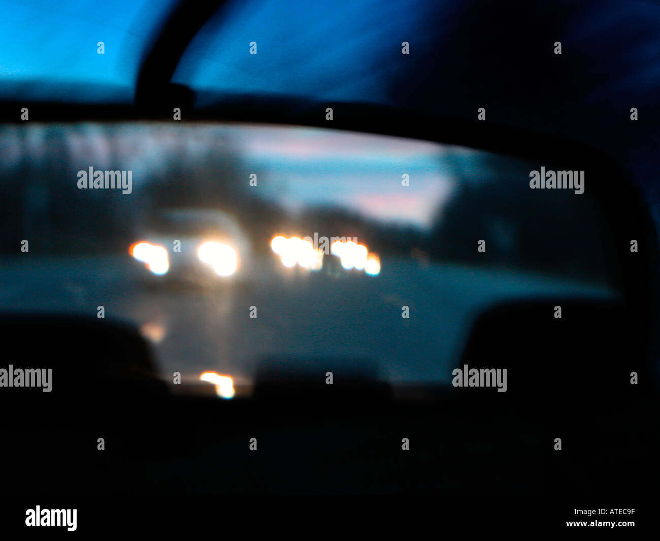 Rearview mirror night hi-res stock photography and images - Alamy