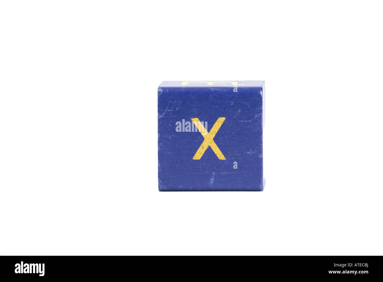 Letter X Wooden Block Stock Photo - Alamy