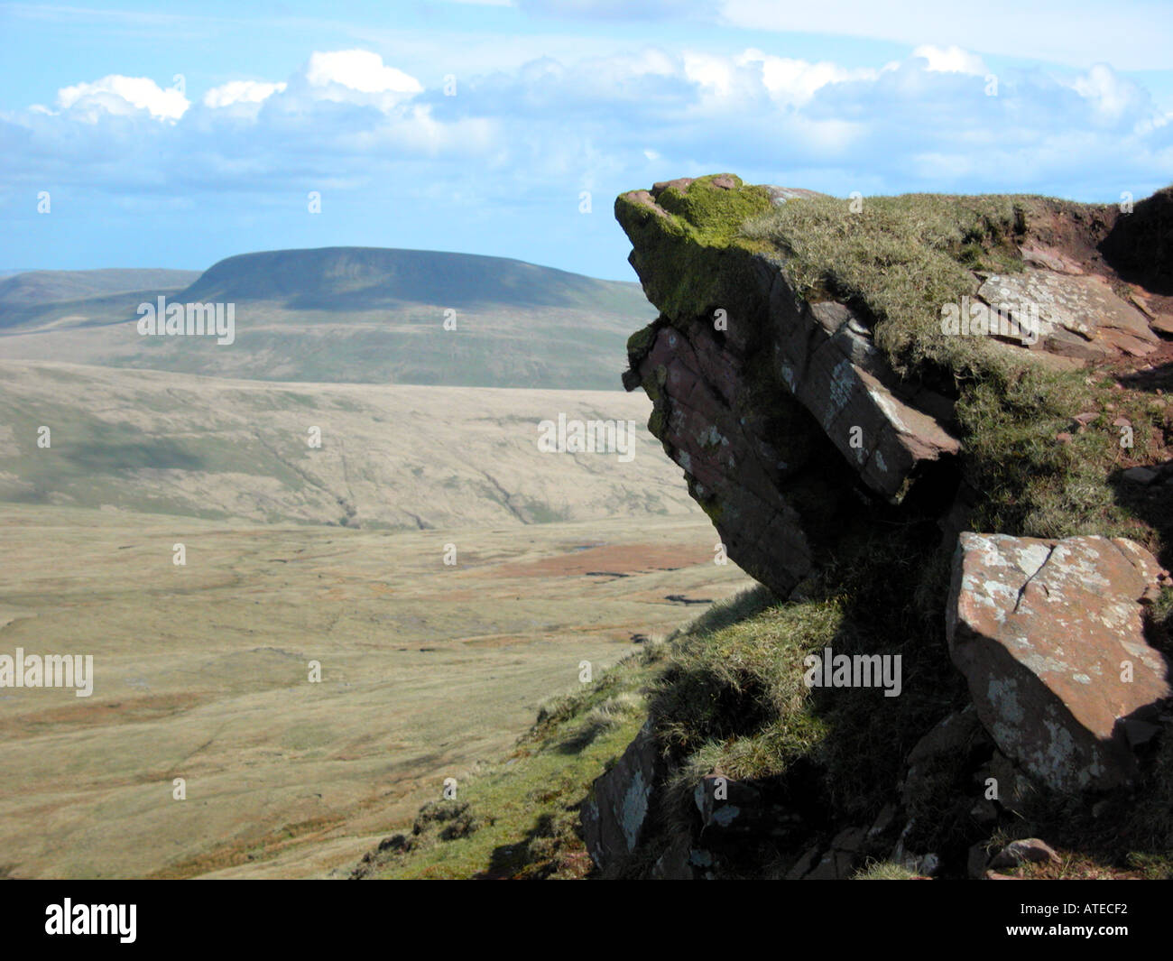 Ridge Saddle View Stock Photo - Alamy