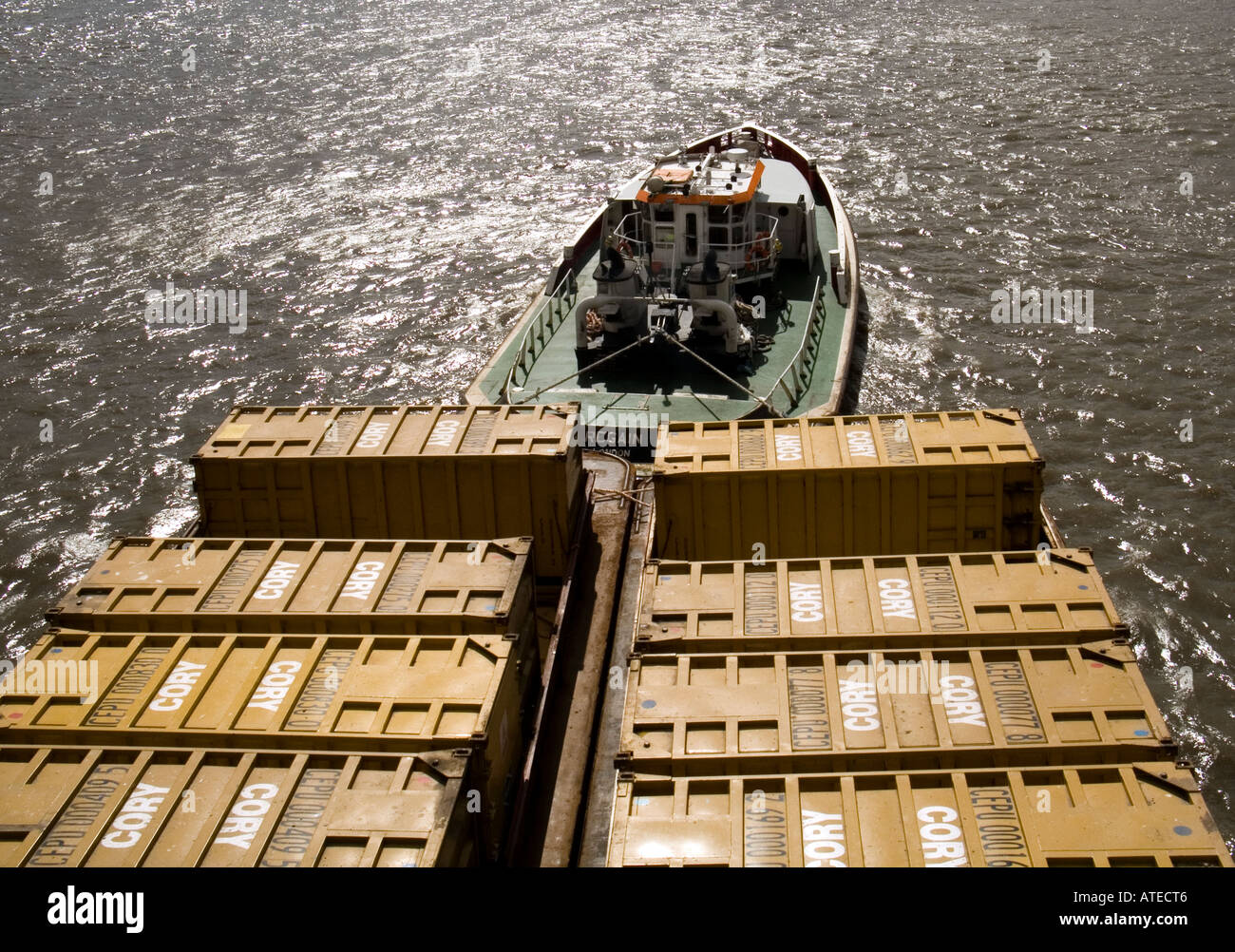 London River Thames Tug Stock Photo - Alamy