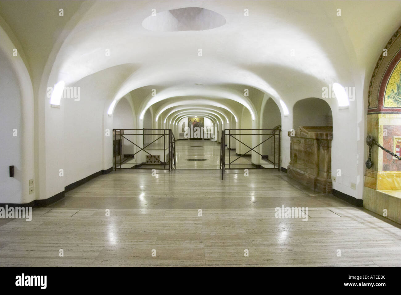 The Catacombs of Basilica San Pietro St Peter s Basilica Rome Stock ...
