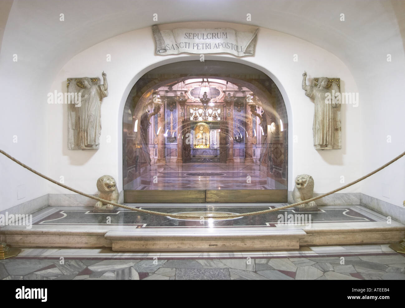 The Tomb of St Peter in the Catacombs of Basilica San Pietro St Peter s ...
