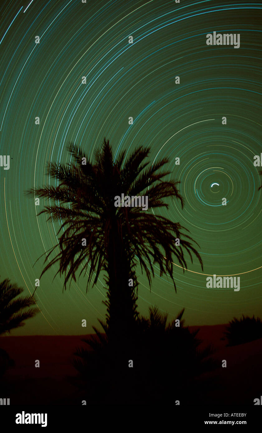 Star tracks on the sky Stock Photo - Alamy