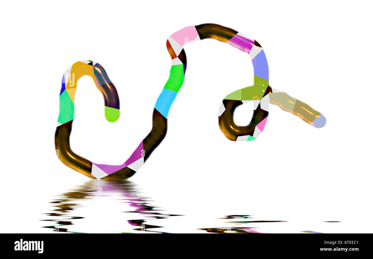 Abstract reflection on surface Cut Out Stock Images & Pictures - Alamy