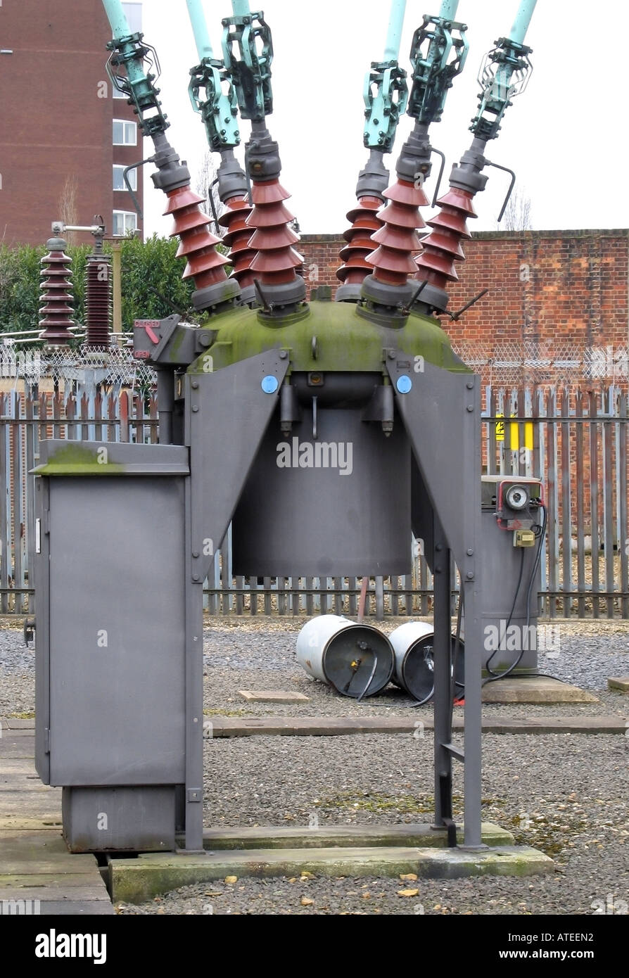 Electricity Sub Station England Stock Photo - Alamy