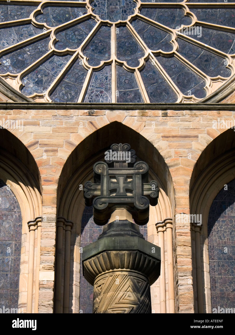 Durham Cathedral England Detail Stock Photo - Alamy
