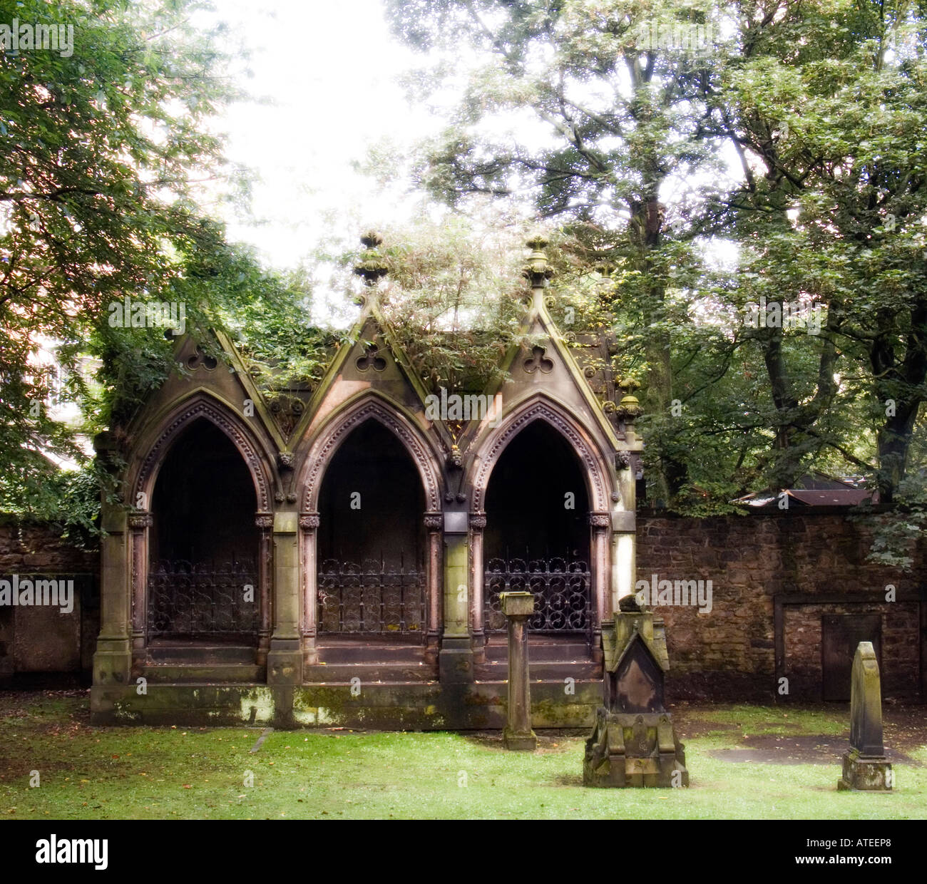 Scotland Edinburgh Cemetery Stock Photo - Alamy