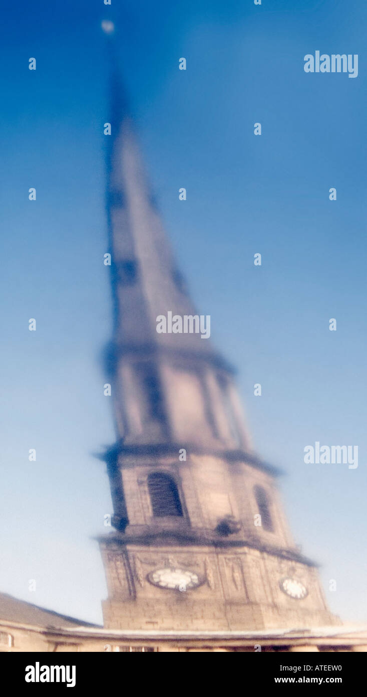 Edinburgh George Street Reflection Stock Photo - Alamy