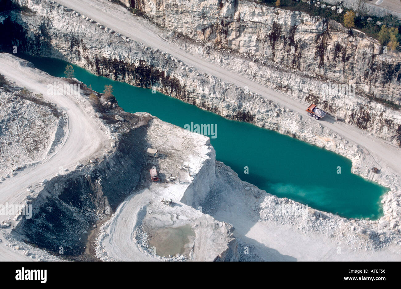 open marble mine in Vermont Stock Photo - Alamy