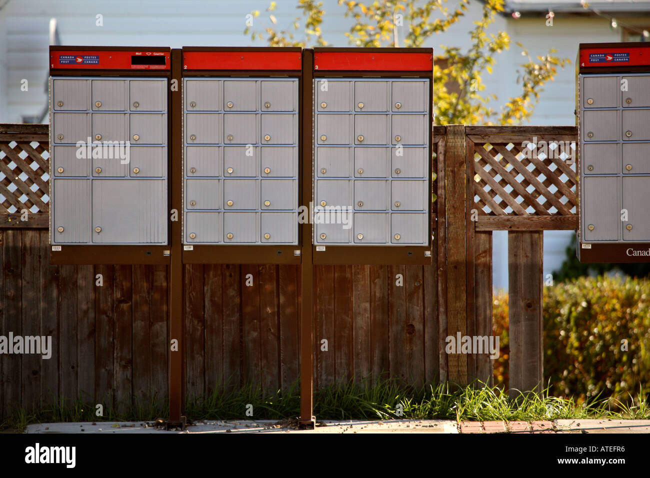 Rural mail boxes in Tuxford in Saskatchewan Canada Stock Photo - Alamy